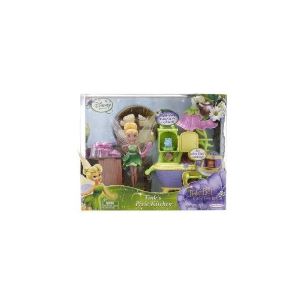 【商品名】Disney (ディズニー) Fairies 4.5 Fairy With Play Environments - Wave 1 Style 1 - Tink's Pixie Kitch【カテゴリー】フィギュア:ディズニー