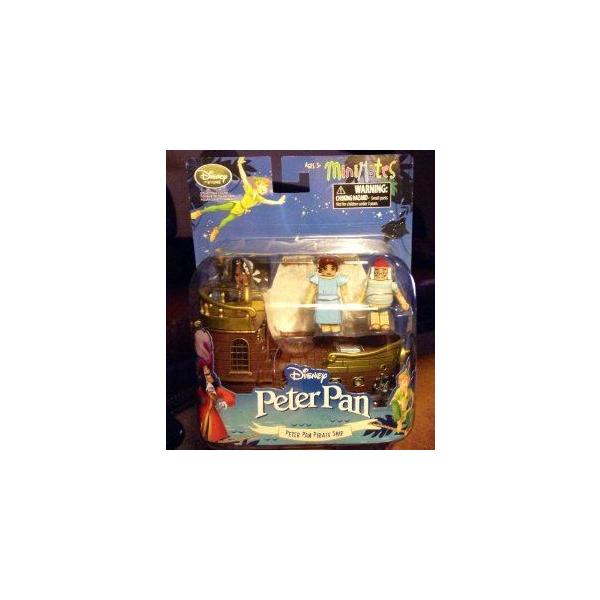 【商品名】Disney (ディズニー) MiniMates Peter Pan (ピーターパン) Jolly Rodger Pirate Ship Playset Figurine W【カテゴリー】フィギュア:ディズニー