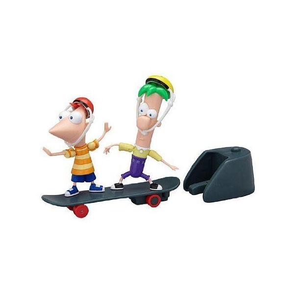 【商品名】Disney (ディズニー) Phineas and Ferb Skateboard Launcher フィギュア プレイセット -- 2-Pc.【カテゴリー】フィギュア:ディズニー