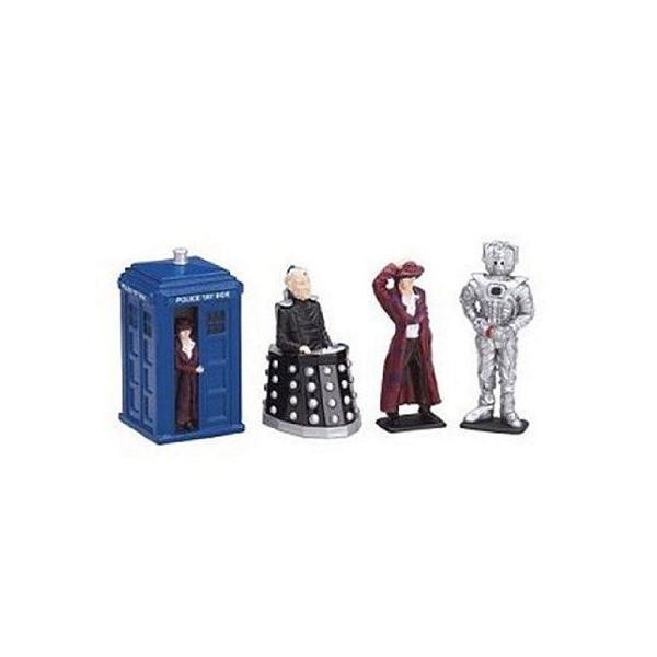 【商品名】Doctor Who (ドクター・フー) - Tardis, Davros, Doctor Who (ドクター・フー) and Cyberman フィギュア 【カテゴリー】フィギュア:ドクター・フー