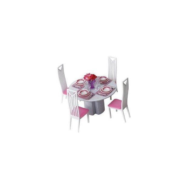 【商品名】Doll 4 Chairs Dining Room Table プレイセット【カテゴリー】フィギュア