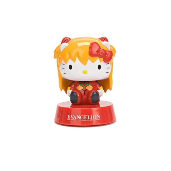 【商品名】Evangelion X Hello Kitty(ハローキティ) ハローキティ Asuka Langley Solar Powered Bobble Head Figure【カテゴリー】フィギュア