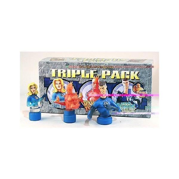 【商品名】Fantastic Four (ファンタスティック4) Mini Busts Triple Pack (Invisible Woman, Human Torch and Mr. 【カテゴリー】フィギュア