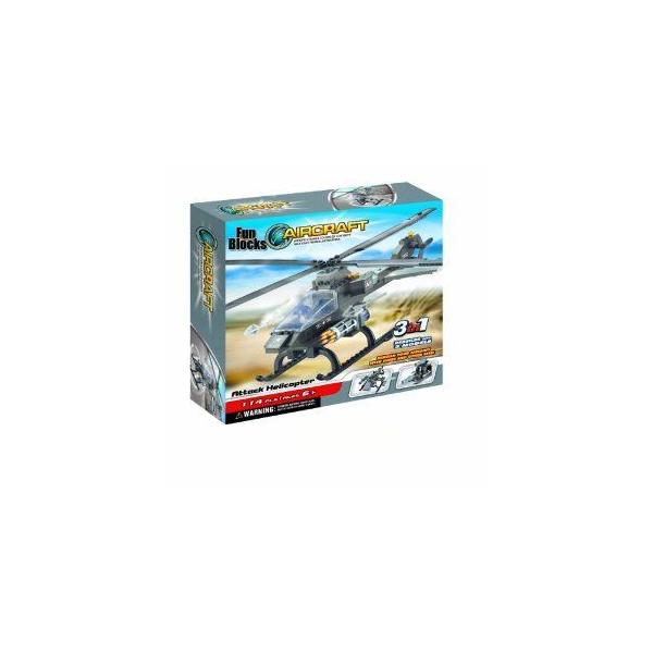 【商品名】Fun Blocks (Compatible with Lego (レゴ) ) Military Hawk ヘリコプター 3-in-1 Brick Set (114 ピース)【カテゴリー】フィギュア