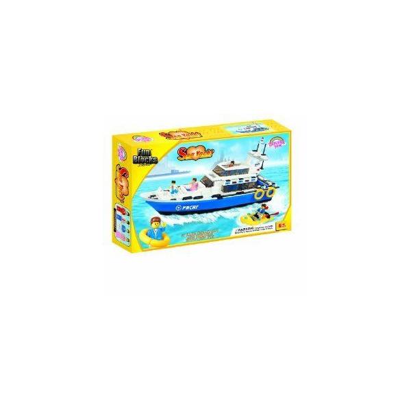 【商品名】Fun Blocks (Compatible with Lego (レゴ) )ea Yacht Brick Set (600 ピース) ブロック おもちゃ 【カテゴリー】フィギュア