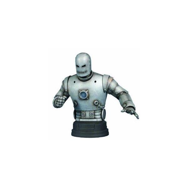 【商品名】Gentle Giant Studios Iron Man (アイアンマン) Classic Silver Mini-Bust フィギュア おもちゃ 人形 【カテゴリー】フィギュア:アイアンマン