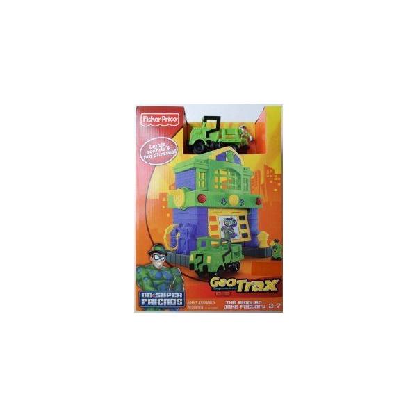 【商品名】Geo Trax DC Super Friends The Riddler Joke Factory プレイセット ミニカー ミニチュア 模型 プレイセ 【カテゴリー】フィギュア