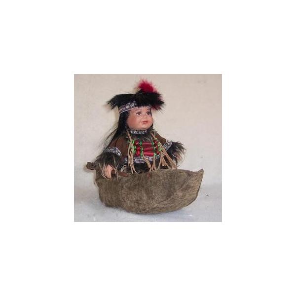 【商品名】Golden Keepsakes Porcelain Enapay Indian Doll in Boat ドール 人形 フィギュア【カテゴリー】フィギュア