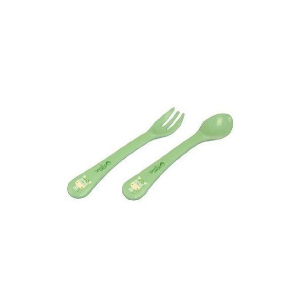 【商品名】Green Sprouts Green Sprouts Eco-Friendly Cornstarch Fork and Spoon Set - Green フィギュア おもちゃ【カテゴリー】フィギュア