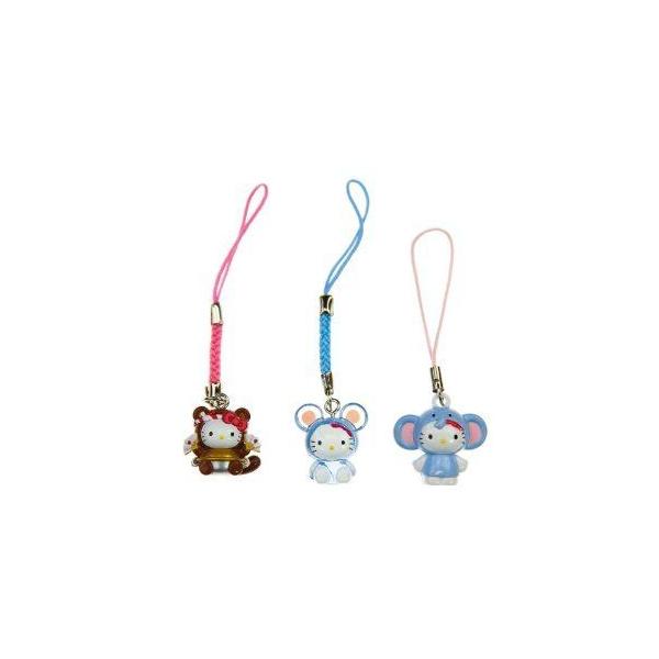 【商品名】Hello Kitty(ハローキティ) 'Animals A' Mini-Figure Charm Bundle (Japanese Import) フィギュア おもち【カテゴリー】フィギュア:ハローキティ