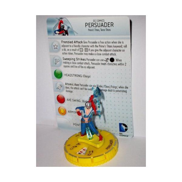 【商品名】Heroclix DC Teen Titans #060 Persuader (Chase) Figure with Card フィギュア ダイキャスト 人形【カテゴリー】フィギュア