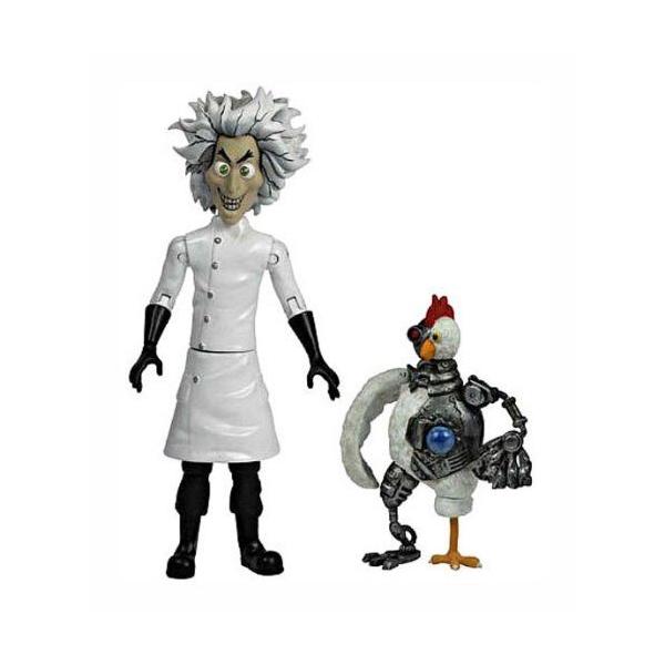 【商品名】Jazwares Robot Chicken Action Figure Mad Scientist Robot Chicken フィギュア ダイキャスト 人形【カテゴリー】フィギュア