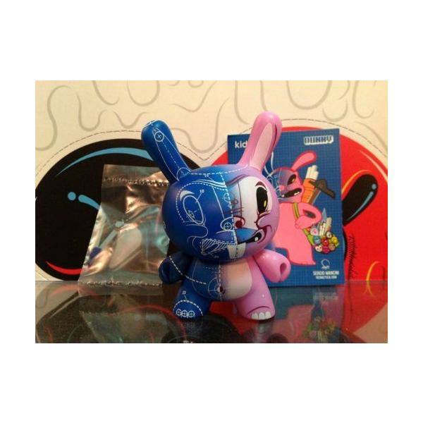 【商品名】Kidrobot Dunny 2012 3-inch Vinyl Figure - SERGIO MANCINI Blue Print フィギュア ダイキャスト 人形【カテゴリー】フィギュア