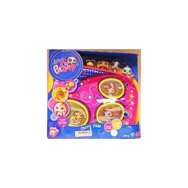 【商品名】Kohl's Exclusive Littlest Pet Shop (リトルペットショップ) Pink Carry Case with Seven Pets【カテゴリー】フィギュア