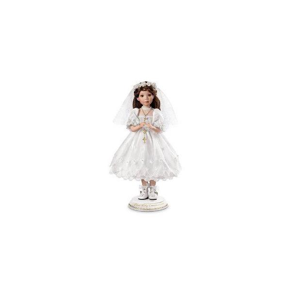 【商品名】Linda Mason Her First Holy Communion Porcelain Doll: Brunette by Ashton Drake ドール 人形 フィギュ【カテゴリー】フィギュア