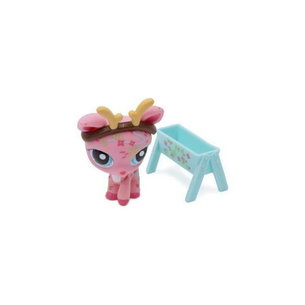 【商品名】Littlest Pet Shop (リトルペットショップ) PostCard Pets Pink Decorated Deer #1356 with PostCard, Dr【カテゴリー】フィギュア:リトルペットショップ