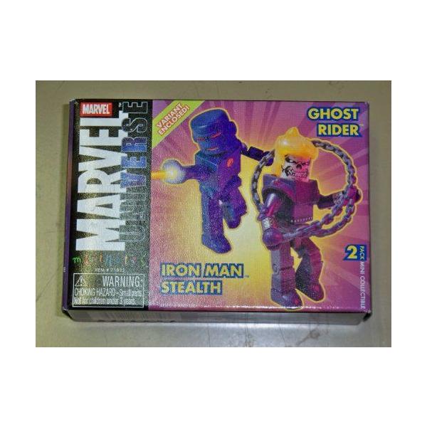 【商品名】MARVEL MINIMATE STEALTH IRON MAN VARIANT GHOST RIDER フィギュア 人形 おもちゃ 【カテゴリー】フィギュア