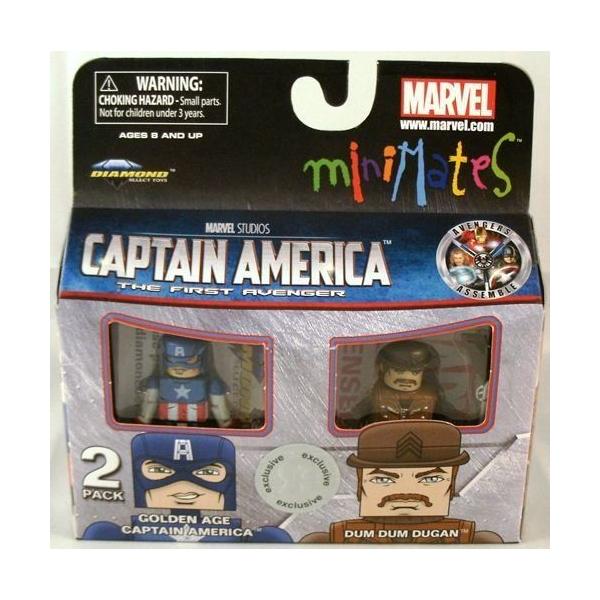 【商品名】Marvel マーブル Minimates Exclusive Mini Figure 2Pack Golden Age Captain America キャプテンアメリ 【カテゴリー】フィギュア