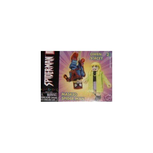 【商品名】Marvel マーブル MiniMates Masked SpiderMan and Gwen Stacy フィギュア ダイキャスト 人形【カテゴリー】フィギュア