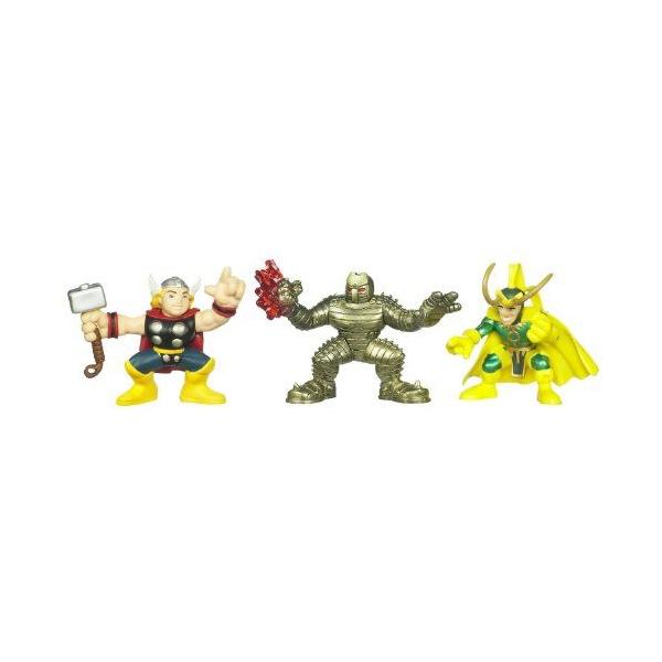 【商品名】Marvel マーブル Super Hero Squad Movie Pack With Thor Loki And Destroyer フィギュア ダイキャスト  【カテゴリー】フィギュア
