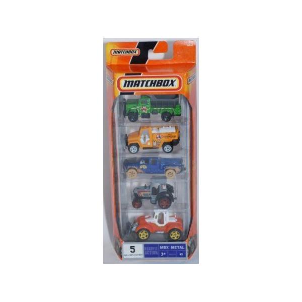【商品名】Matchbox (マッチボックス) MBX Metal Mini Farm and Maintenance Vehicles 5 Pack ミニカー ミニチュア 【カテゴリー】フィギュア