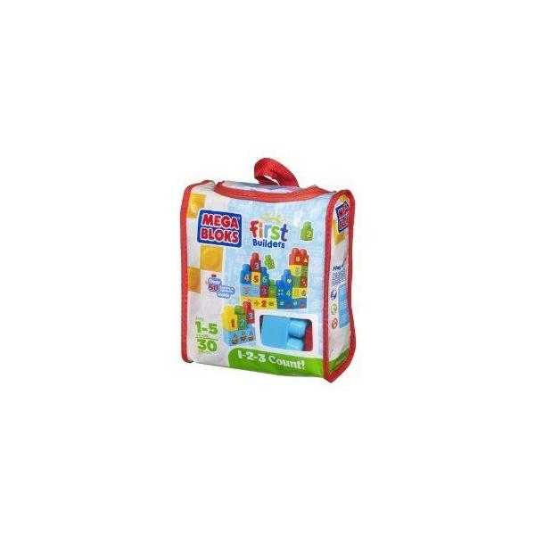【商品名】Mega Bloks (メガブロック) First Builders 1-2-3 Count, 30-Piece (Bag) ブロック おもちゃ 【カテゴリー】フィギュア