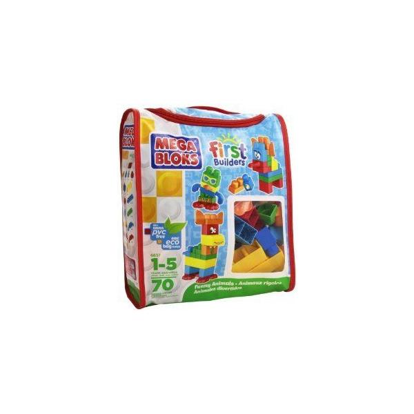 【商品名】Mega Bloks (メガブロック) First Builders Funny Animals (Bag) ブロック おもちゃ 【カテゴリー】フィギュア