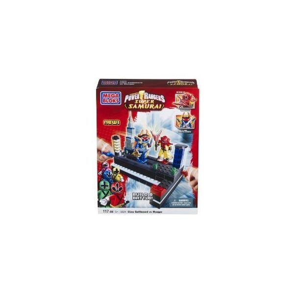 【商品名】Mega Bloks (メガブロック) Power Ranger (パワーレンジャー) Samurai Claw Battlezord vs Mooger ブロッ【カテゴリー】フィギュア