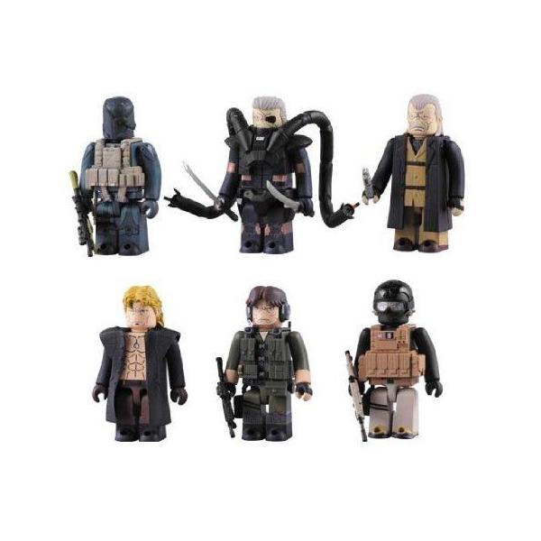 【商品名】Metal Gear Solid Kubrick Series 2 Set of 6 : Solidus Snake, Liquid Snake and Solid Snake as Iroquo【カテゴリー】フィギュア