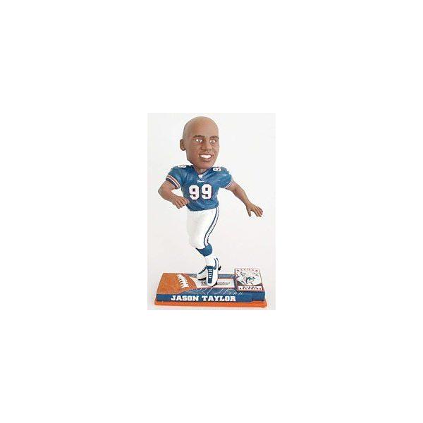 【商品名】Miami Dolphins Jason Taylor On Field Bobble Head バブルヘッド フィギュア ダイキャスト 人形【カテゴリー】フィギュア