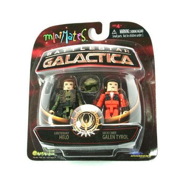 【商品名】Minimates: Battlestar Galactica Series 3 Lieutenant Helo &amp; Deck Chief Galen Tyrol アクションフィギ【カテゴリー】フィギュア