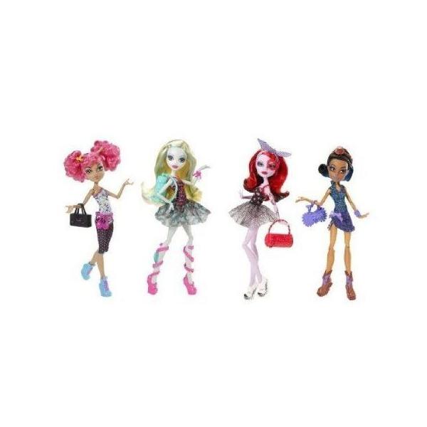 【商品名】Monster High (モンスターハイ) Dance Class Complete Set of 4 - Howleen Wolf, Operetta, Robecca Stea【カテゴリー】フィギュア:モンスターハイ