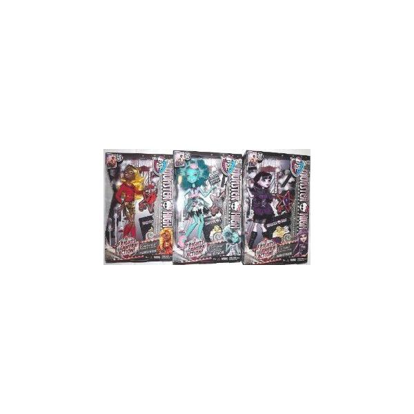 【商品名】Monster High (モンスターハイ) Exclusive Frights Camera Action Lot: Honey Swamp, Elissabat, &amp; Clawd【カテゴリー】フィギュア:モンスターハイ