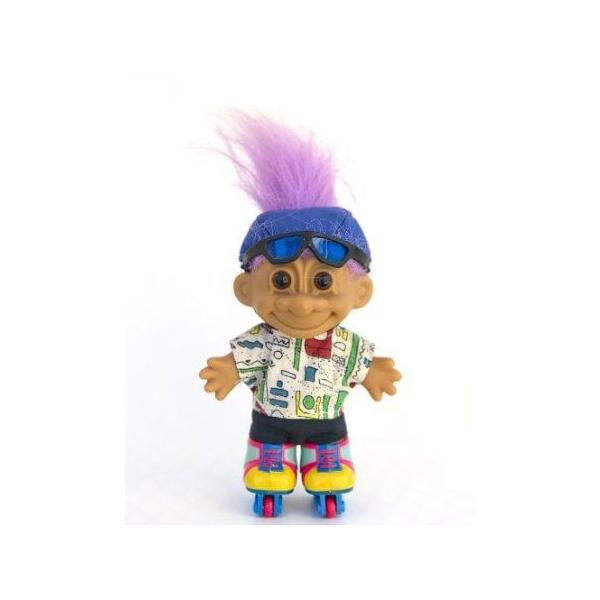 【商品名】My Lucky ROLLERBLADES Troll Doll - Violet Hair ドール 人形 フィギュア【カテゴリー】フィギュア