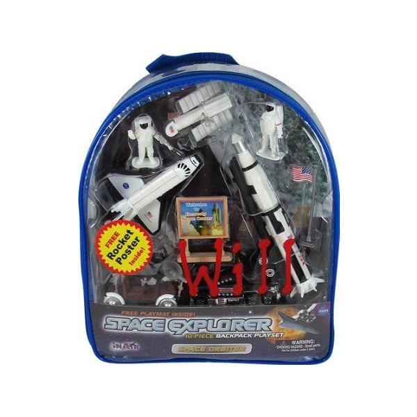 【商品名】Personalized - Space Explorer Space Shuttle 10 Piece with Backpack ミニカー ミニチュア 模型 プレイ【カテゴリー】フィギュア