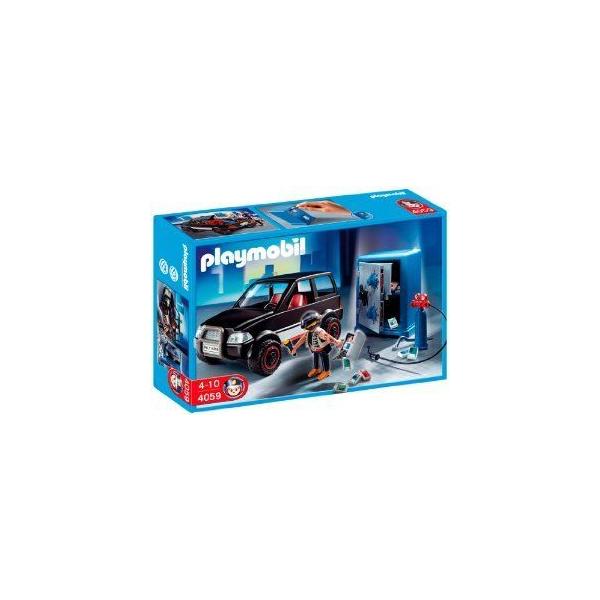 【商品名】Playmobil - 4059 - Jeu de construction - Voiture et cambrioleur de coffre-fort【カテゴリー】フィギュア