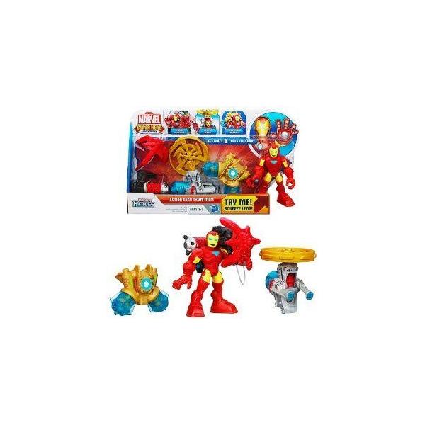 【商品名】Playskool Heroes Marvel (マーブル) Super Hero (スーパーヒーローズ) Adventures Action Gear Iron Man【カテゴリー】フィギュア:アイアンマン