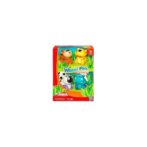 【商品名】Playskool Wheel Pals *Zoomimals -Jungle* Animal Tracks ミニカー ミニチュア 模型 プレイセット自動車【カテゴリー】フィギュア