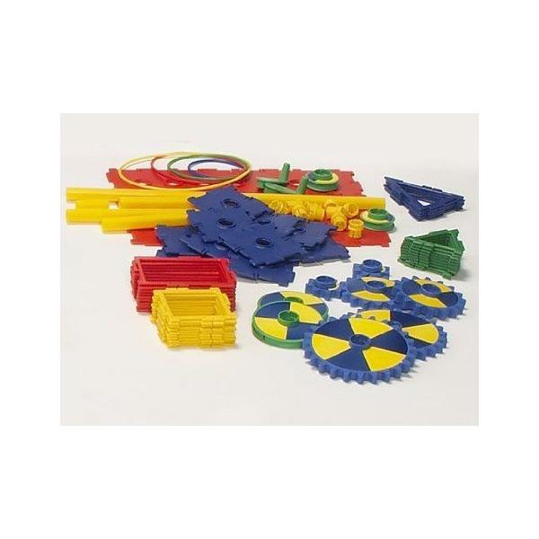 【商品名】Polydron-PolydronR RevolutionTM Gears &amp; Pulleys, Set 3 ブロック おもちゃ 【カテゴリー】フィギュア