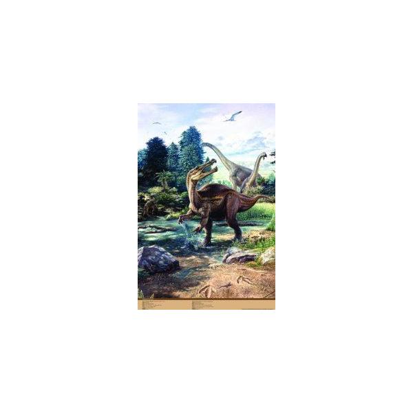 【商品名】Safari Ltd. Baronyx and Brachiosaurus (Sibbick) Laminated Poster フィギュア おもちゃ 人形 【カテゴリー】フィギュア