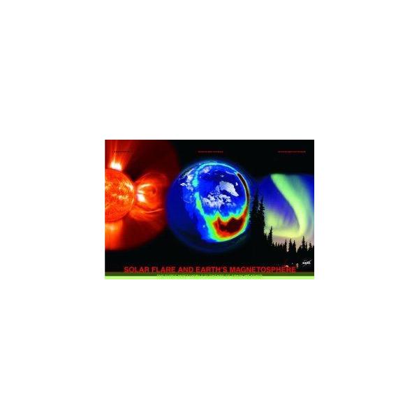 【商品名】Safari Ltd. Solar Flare/Earth Magnetosphere Laminated Poster フィギュア おもちゃ 人形 【カテゴリー】フィギュア