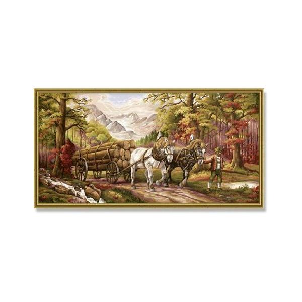 【商品名】Schipper 9220 385 - Painting by Number Cartload of Log, 40x80cm フィギュア おもちゃ 人形 【カテゴリー】フィギュア