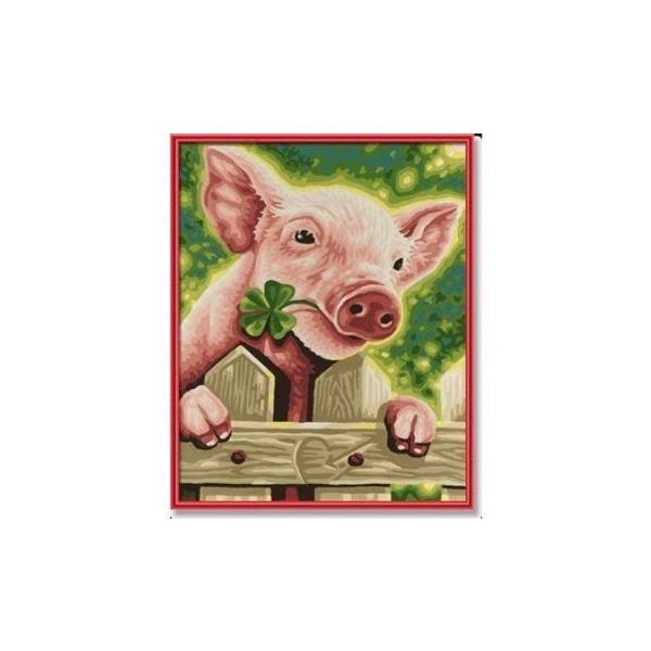 【商品名】Schipper 9240418 - Painting by Number Lucky Pig, 24x30cm フィギュア おもちゃ 人形 【カテゴリー】フィギュア