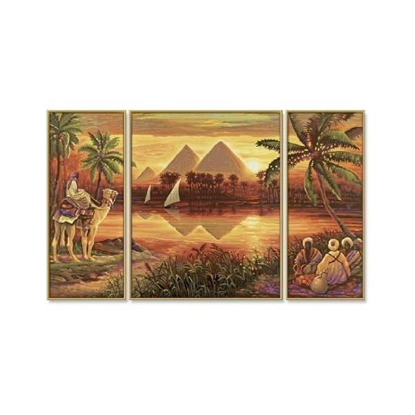 【商品名】Schipper 9260442 - Painting by Number, Pyramids at the Nile, 50x80 cm フィギュア おもちゃ 人形 【カテゴリー】フィギュア