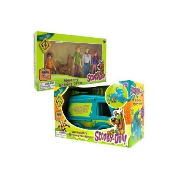 【商品名】Scooby Doo - Goo Mystery Machine &amp; Mystery Solving Crew Set ミニカー ミニチュア 模型 プレイセット 【カテゴリー】フィギュア