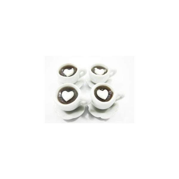 【商品名】Set 4 Cups Hot Black Coffee Dolls House Miniatures Food Beverage #M 10120 ドール 人形 フィギュア【カテゴリー】フィギュア