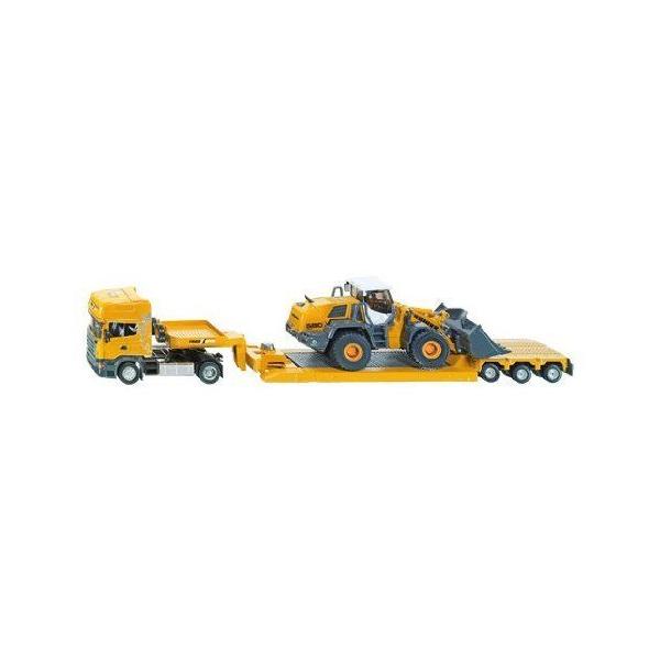 【商品名】Siku (ジク) Heavy Transport トラック with Front End Loader ミニカー ミニチュア 模型 プレイセット自【カテゴリー】フィギュア