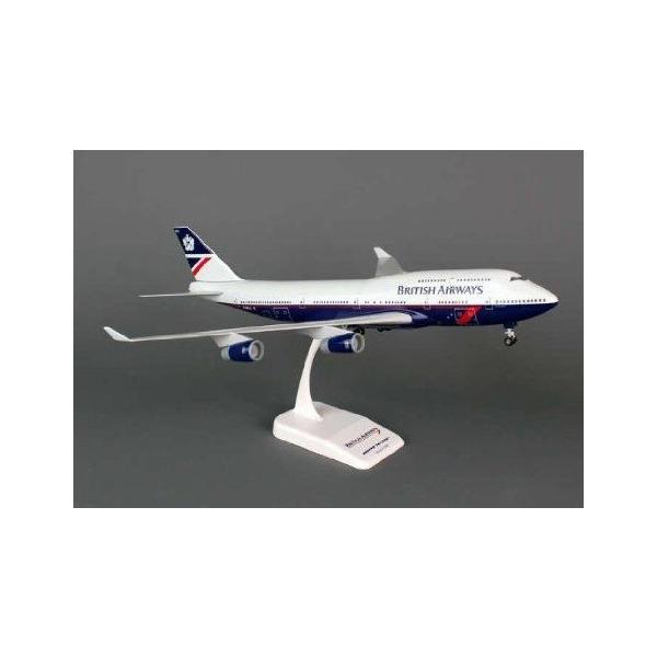 【商品名】Skymarks SKR702 British Airways Boeing 747-400 Landor with gear 1:200 Snap-Fit Model フィギュア お【カテゴリー】フィギュア