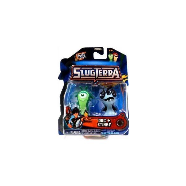 【商品名】Slugterra Mini フィギュア 2-Pack Doc &amp; Stinky [Includes Code for Exclusive Game Items]【カテゴリー】フィギュア