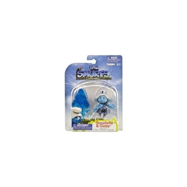 【商品名】Smurfette &amp; Gutsy: The Smurfs Escape from Gargamel ~2.5 ミニフィギュアs Pack 131002fnp 【カテゴリー】フィギュア
